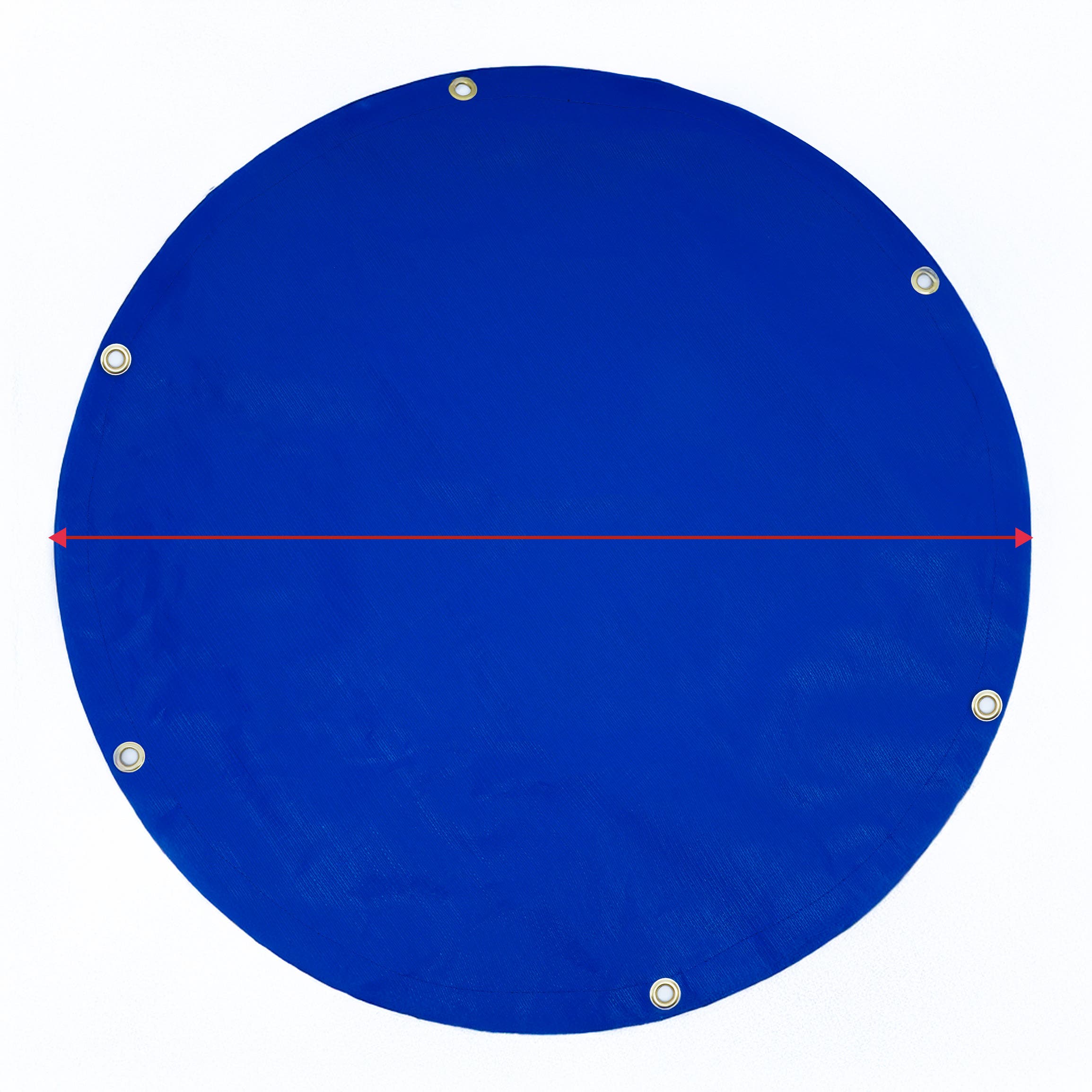 7 Oz Round Poly Tarp | Tarps&All CA