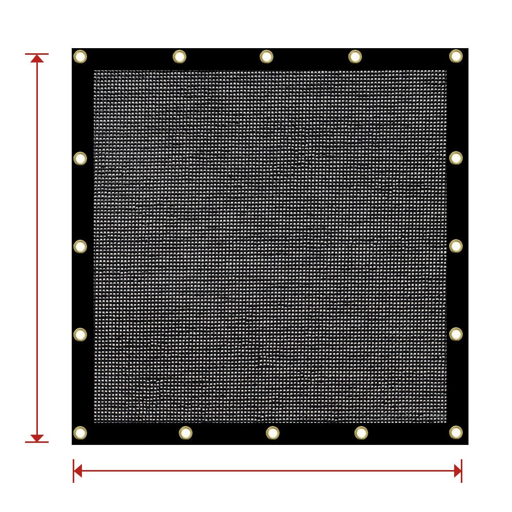 Buy 60% Shade Custom Heavy Duty Mesh Tarps | Tarps&All CA